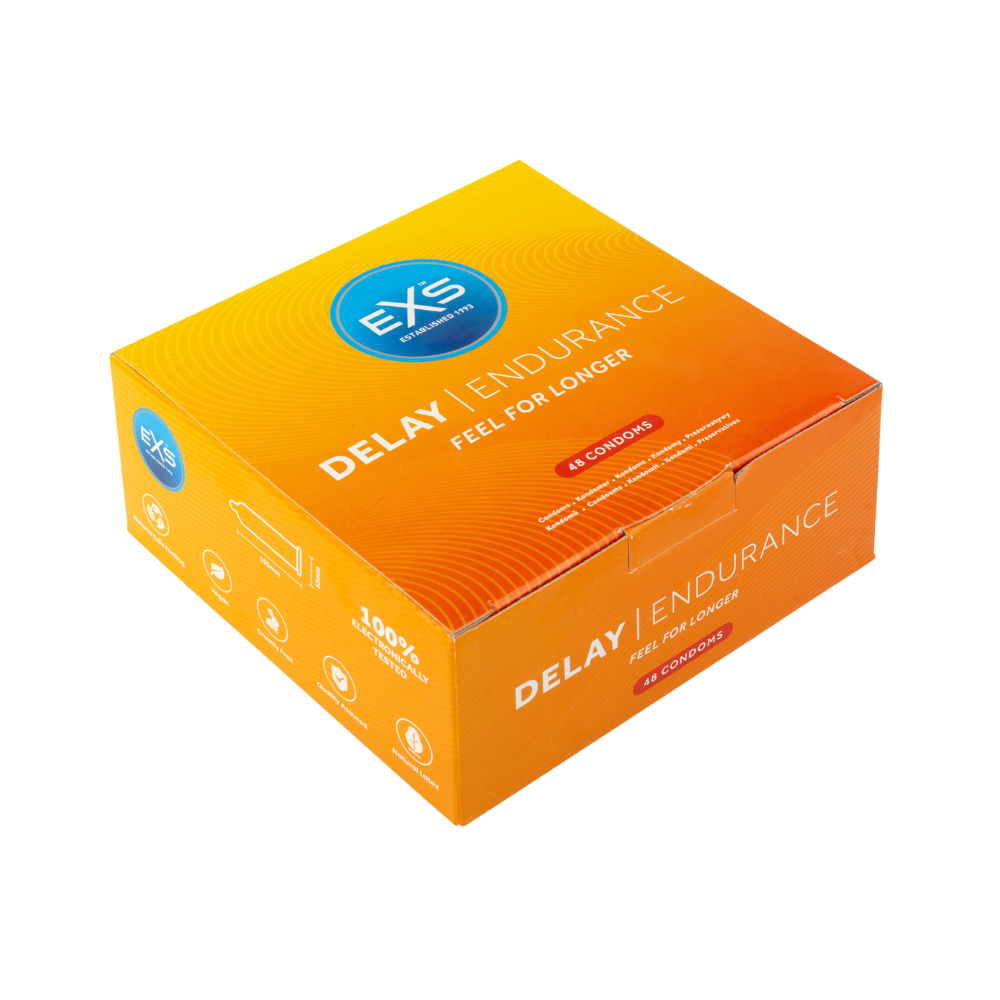 Delay 12 Pack | Delay Condoms | EXS Condom Distribution Scheme