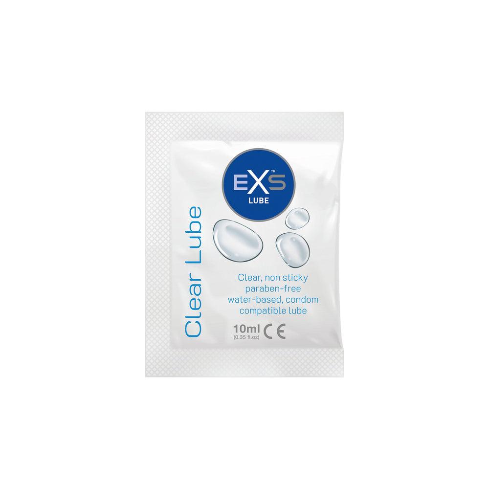 Clear Lube 10ml Sachet | Paraben Free Water based | EXS Condoms ...